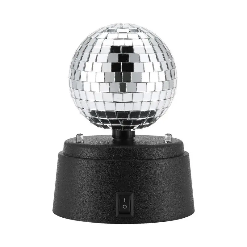 Mirror-Disco-Ball-Light-Rotating-Disco-Ball-Decor-Small-Battery-Powered ...
