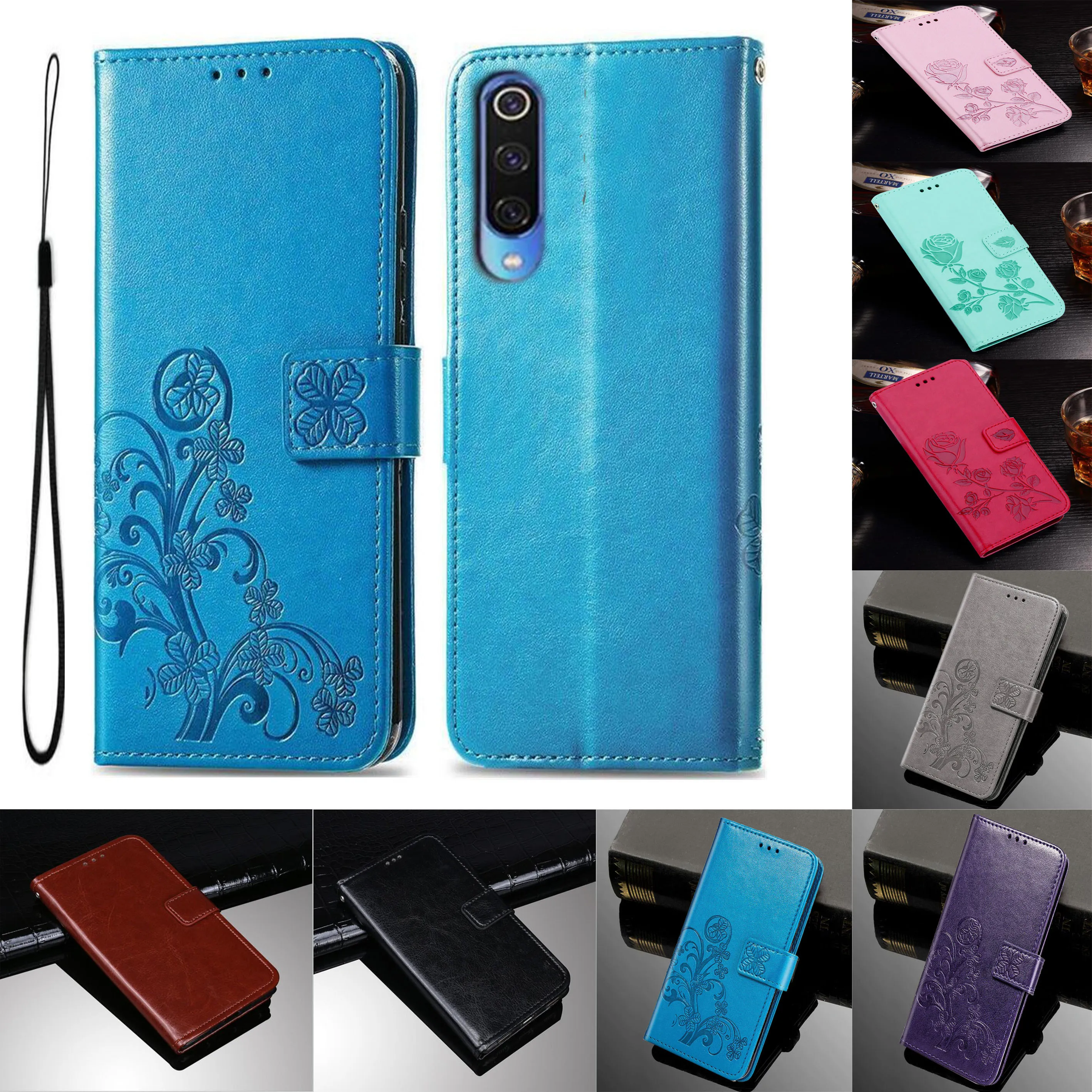 Wallet Flip Cover Leather Case for Xiaomi Mi 9 Lite Mi9 Xiaomi Mi 9 SE ...