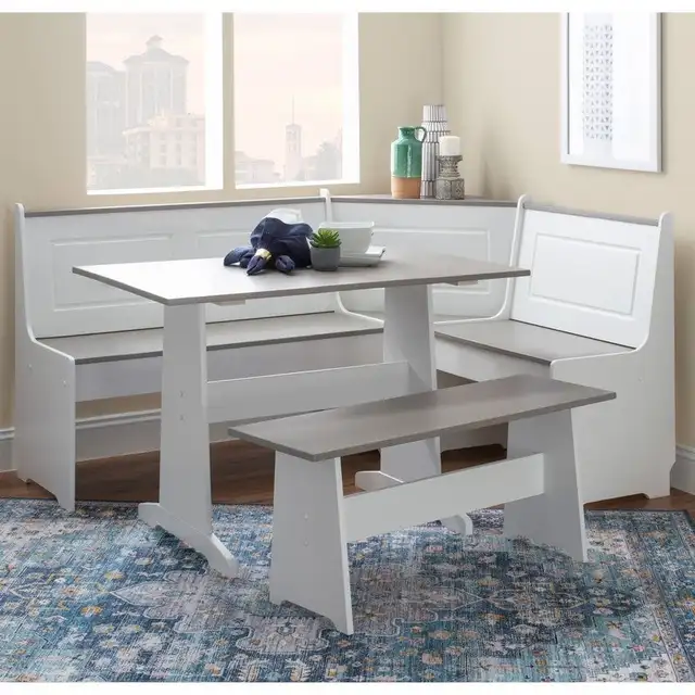 L Shaped Dining Room Bench