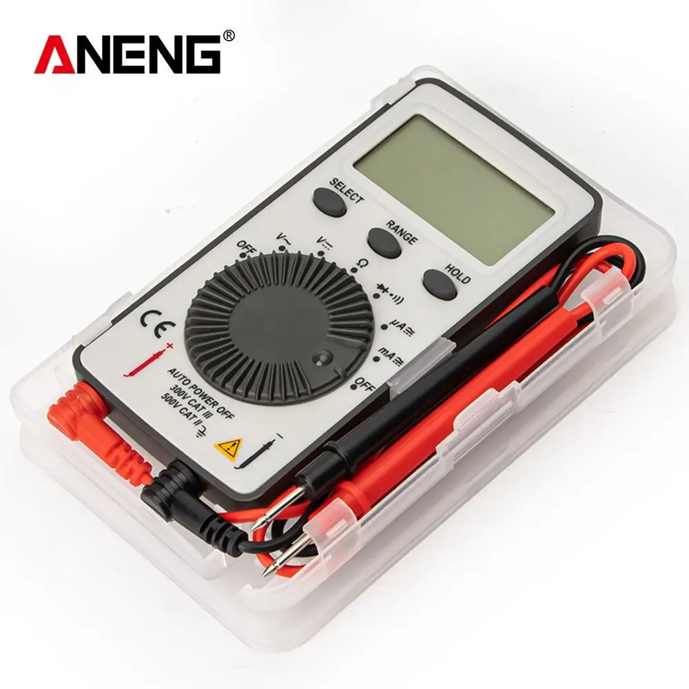 ANENG-AN101-Mini-digital-multimeter-multimetro-tester-DC-AC-Voltage ...
