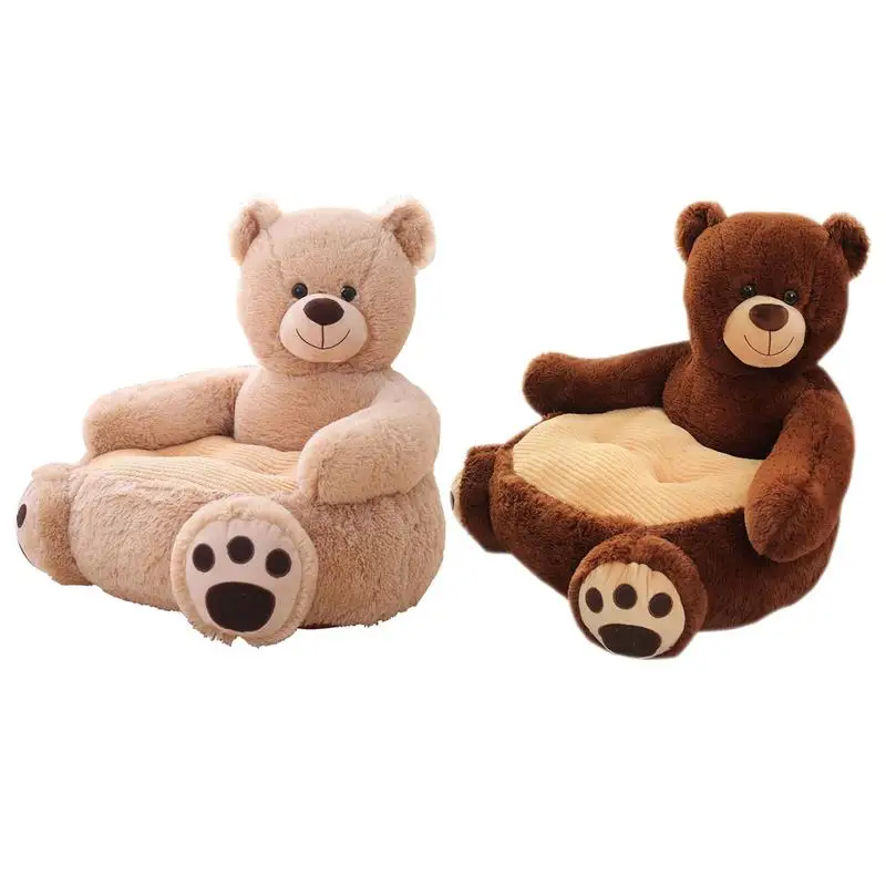Kids-Bear-Plush-Character-Chair-Comfy-Armrest-Chair-For-Home-Children ...