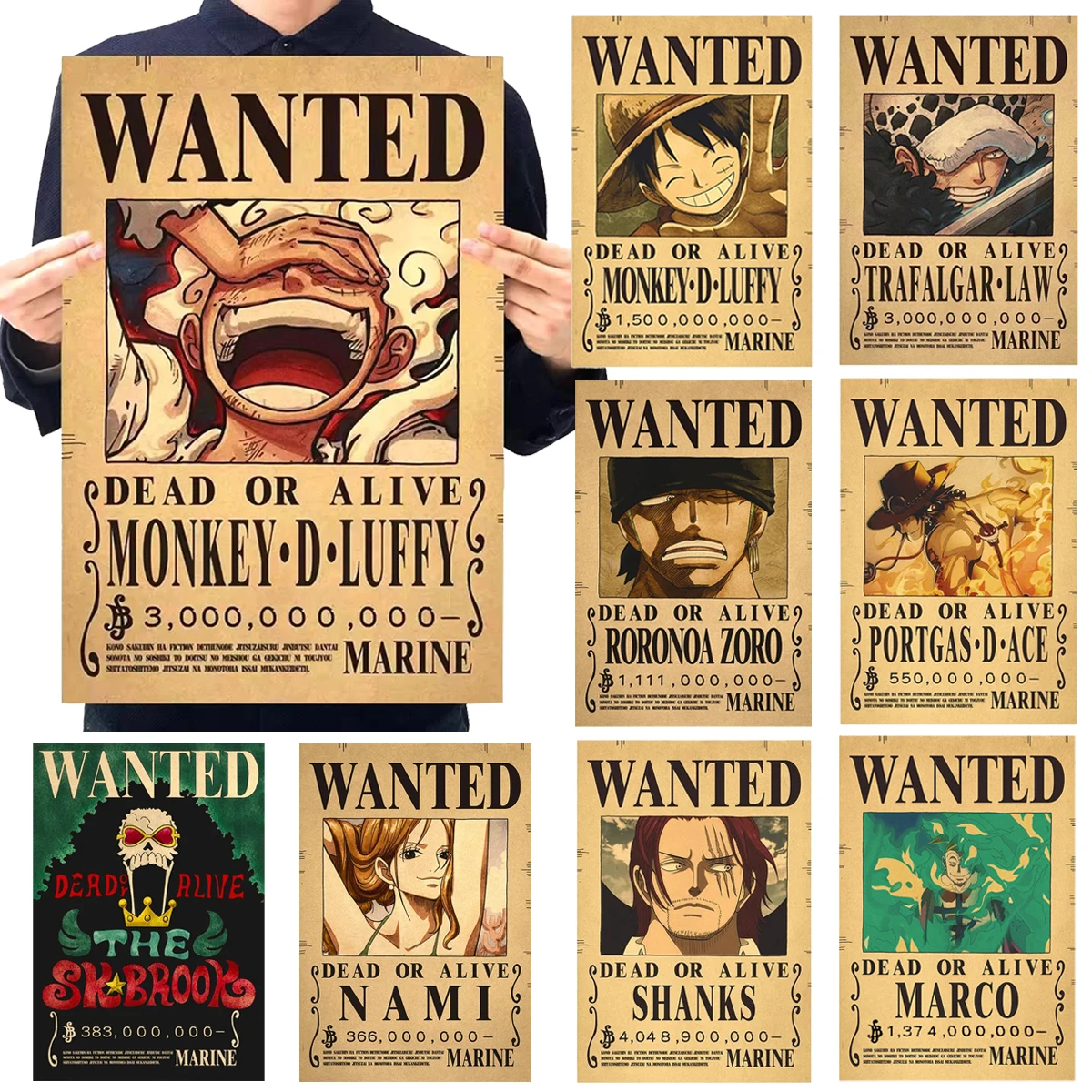 Luffy One Piece Behang One Piece Monkey D. Luffy In The Sea