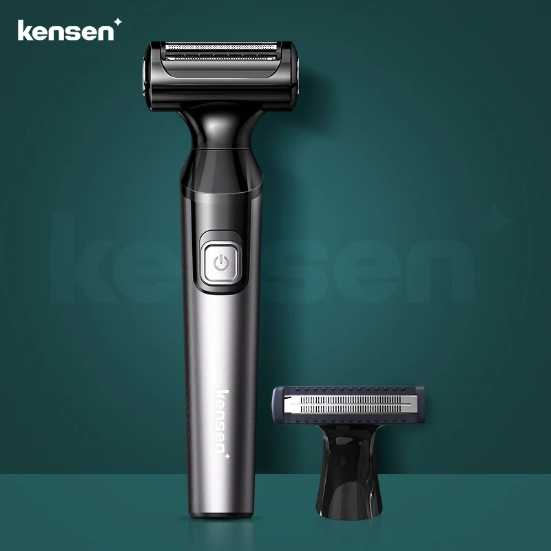 Kensen Electric Trimmer Whole Body Shaver For Men 2 In 1 Battery ...