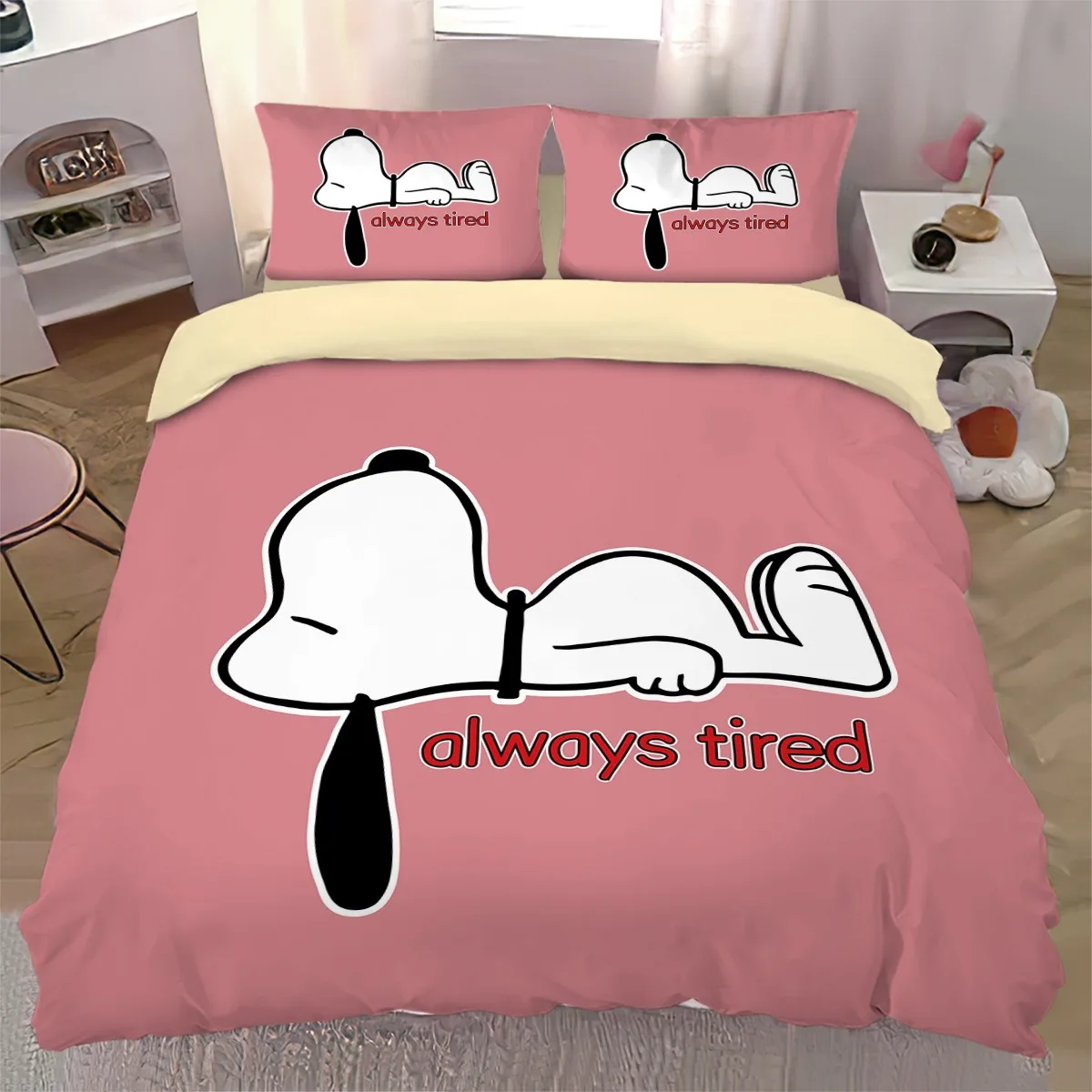 Cartoon-Snoopy-Duvet-Cover-Set-New-Snoopy-bedding-comforter-sets-Snoopy ...