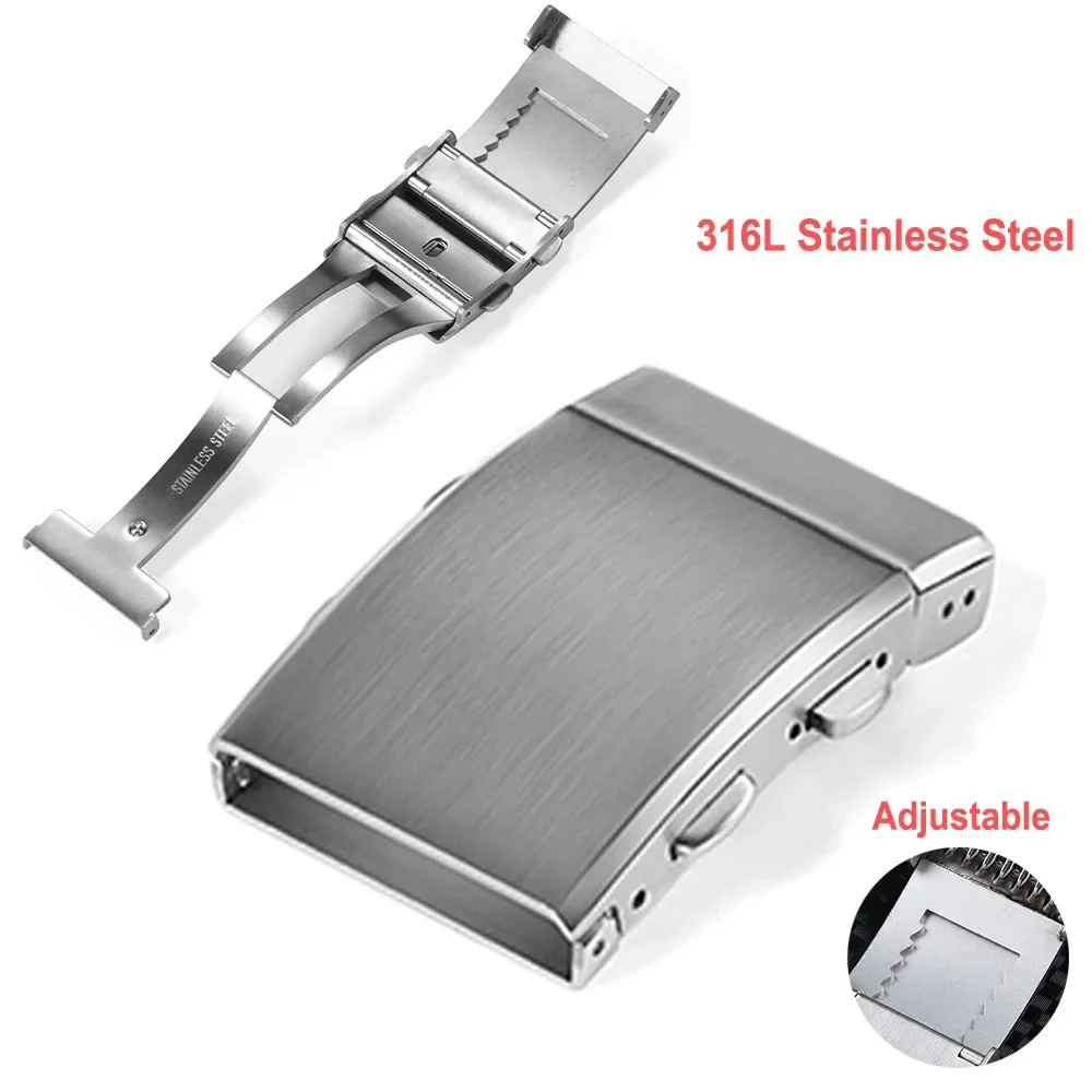 Premium-316L-Solid-Stainless-Steel-Watch-Clasp-18-20-22mm-Luxury ...