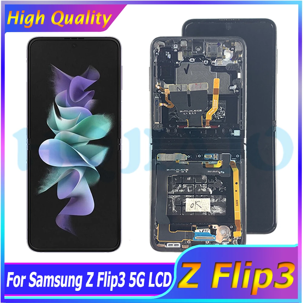 6-7-Amoled-LCD-For-Samsung-Z-Flip-3-F711-LCD-Display-Touch-Screen ...