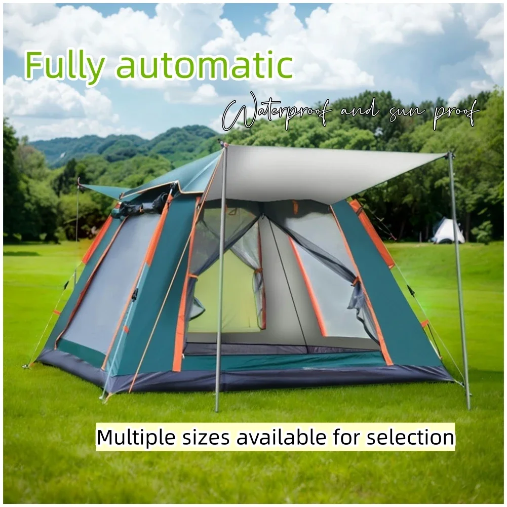 Automatic Hexagonal Tent Waterproof And Sun Proof 3 Seasons Tent With ...