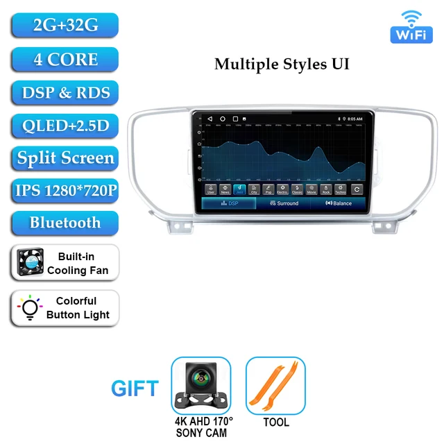 Android 13 Car Radio Multimedia Video Player For KIA Sportage KX5 2016 ...