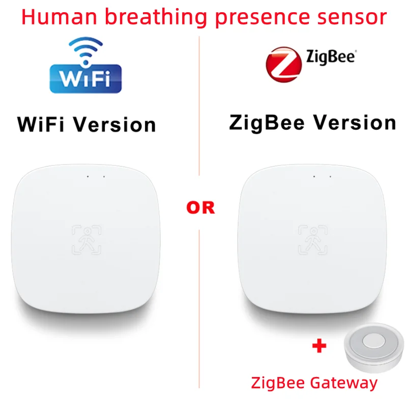 Tuya ZigBee Sensor de movimiento de presencia humana, detección de respiración, Sensor de ...