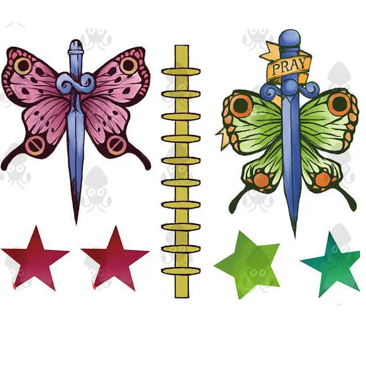 Anime Jojo Bizarre Adventure Tattoo Stickers Joestar Jolyne Cujoh ...