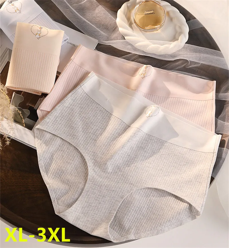 Underwear-women-cotton-oversized-calzones-para-mujer-antibacterial ...