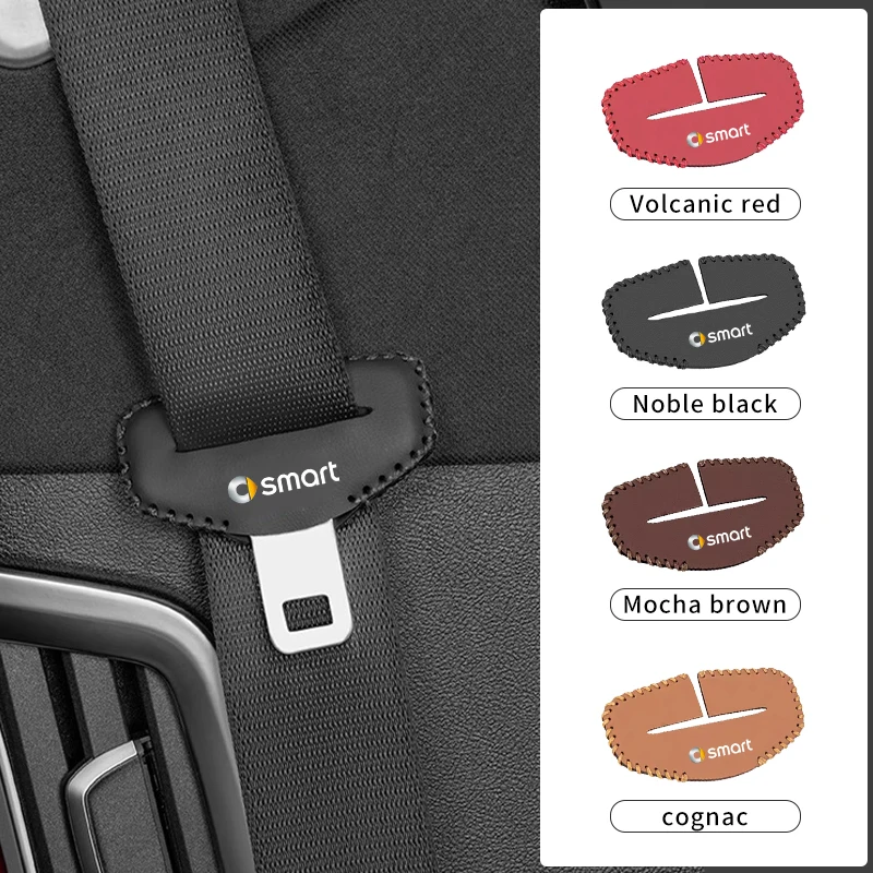Car-Seat-Belt-Clip-Protector-Decoration-Accessories-For-Smart-Fortwo ...