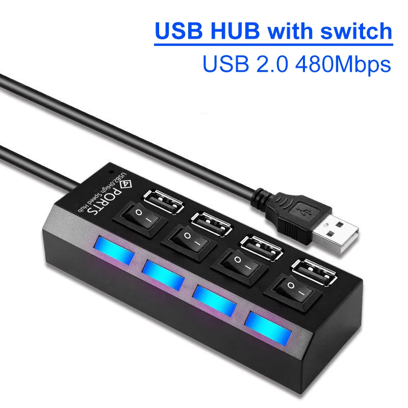 4-IN-1-USB-HUB-USB-Switch-USB-Splitter-Adapter-High-Speed-Multi-HUB ...