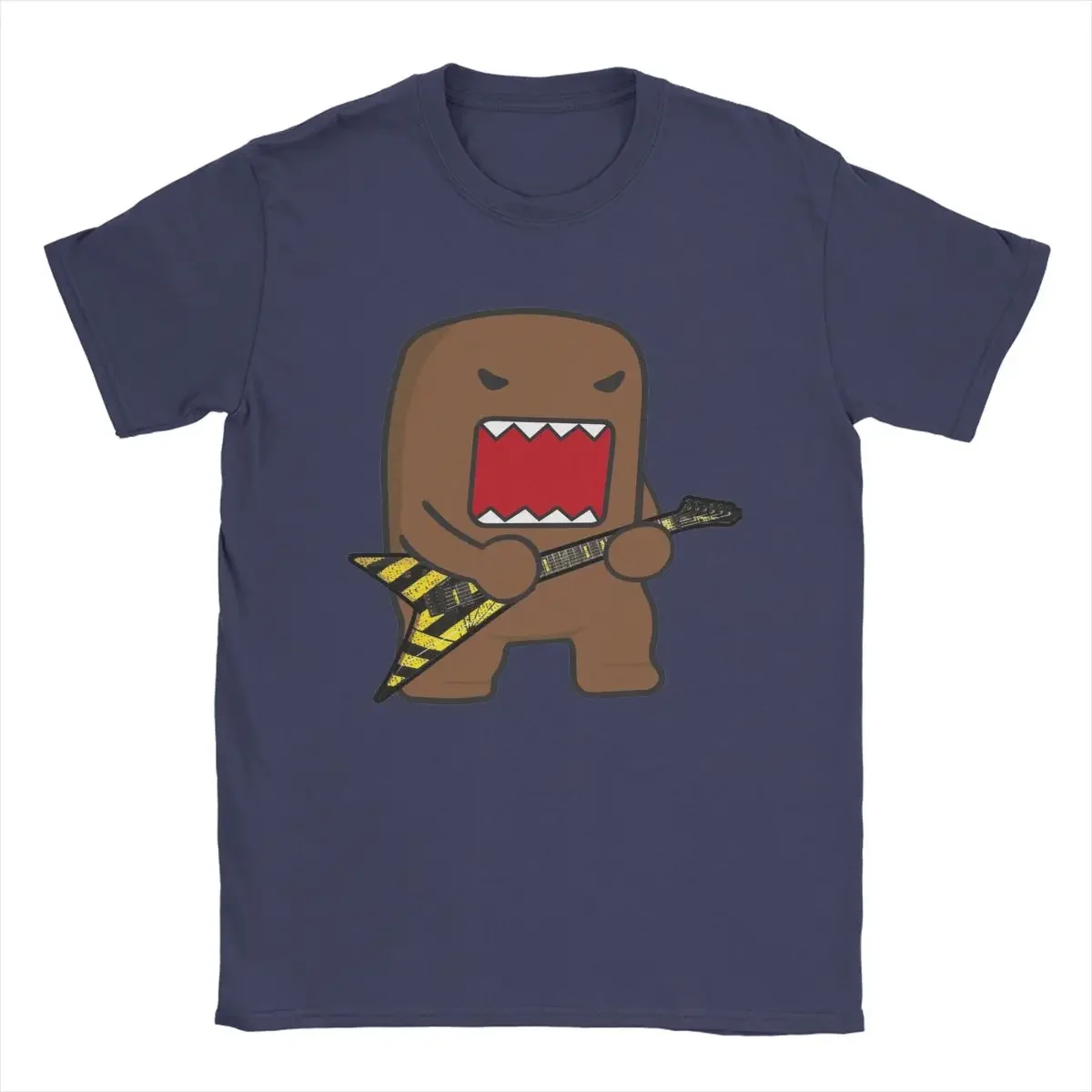 Men-s-Domo-Kun-Doll-T-Shirt-Pure-Cotton-Clothing-Hipster-Short-Sleeve-O ...