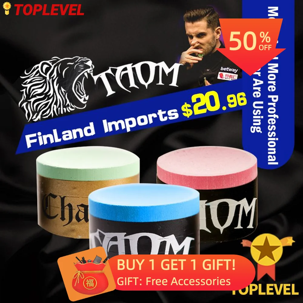 Taom Chalk V10 Pyro Chalk Soft Blue Billiard Pool Chalk 2.0 Pyramid ...
