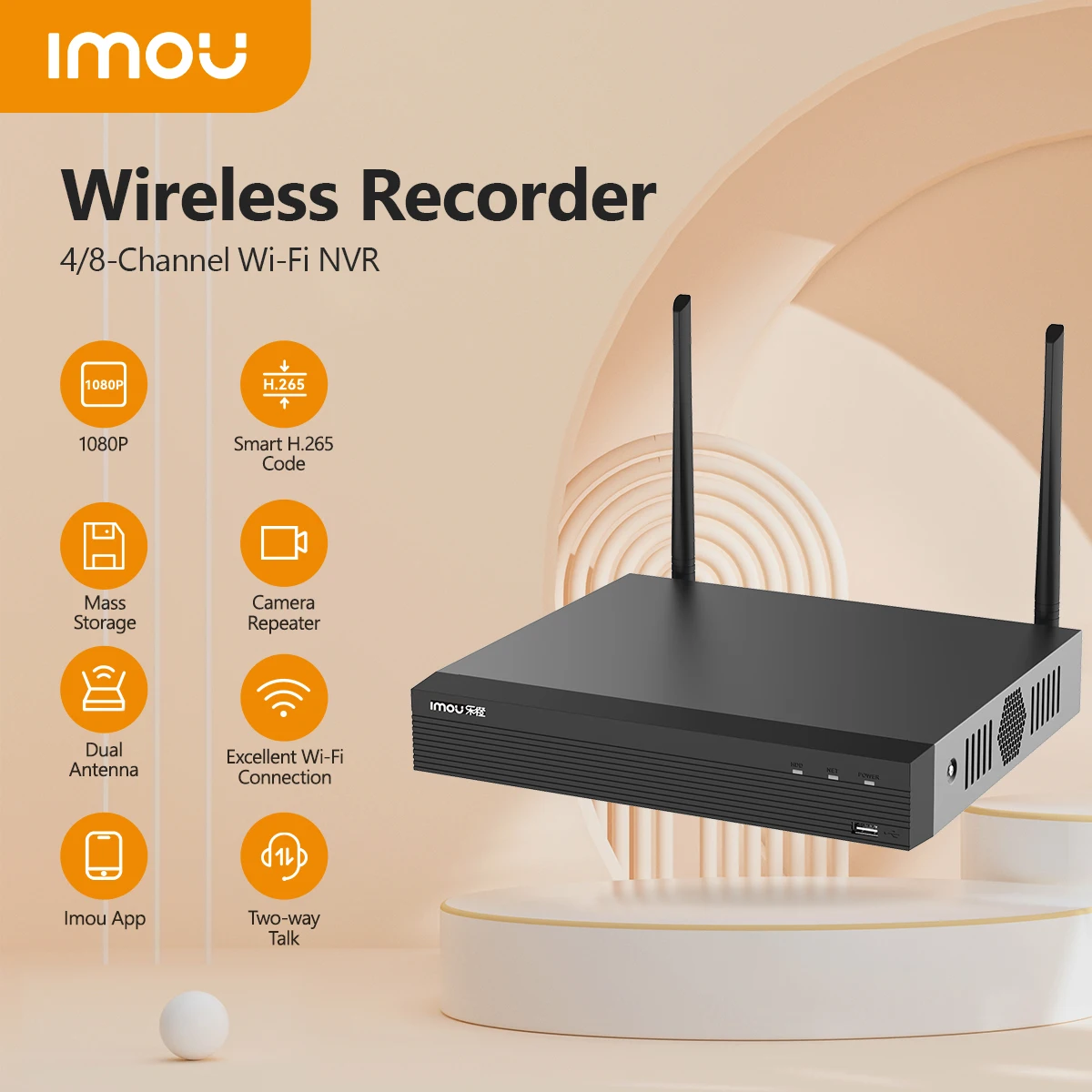 IMOU-Wi-Fi-1080P-NVR-8CH-Wireless-NVR-Resolution-Strong-Metal-Shell ...