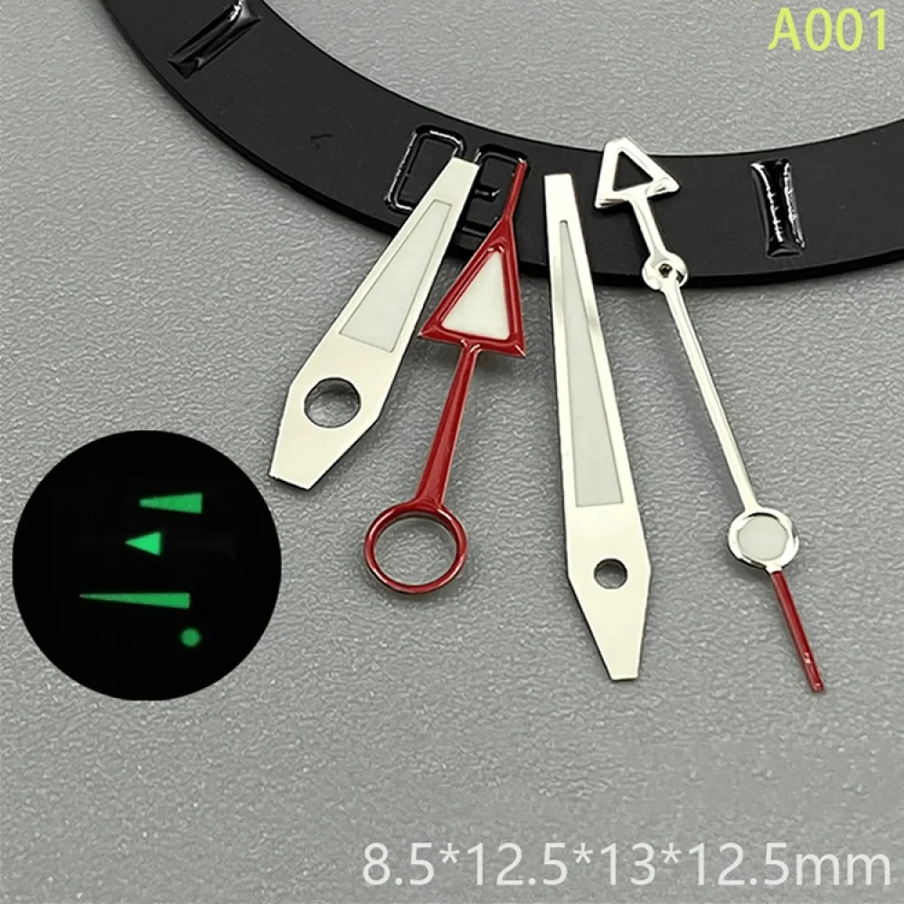4-PCS-Set-NH34-Hands-GMT-Green-Luminous-Pointers-for-NH34-Movement ...