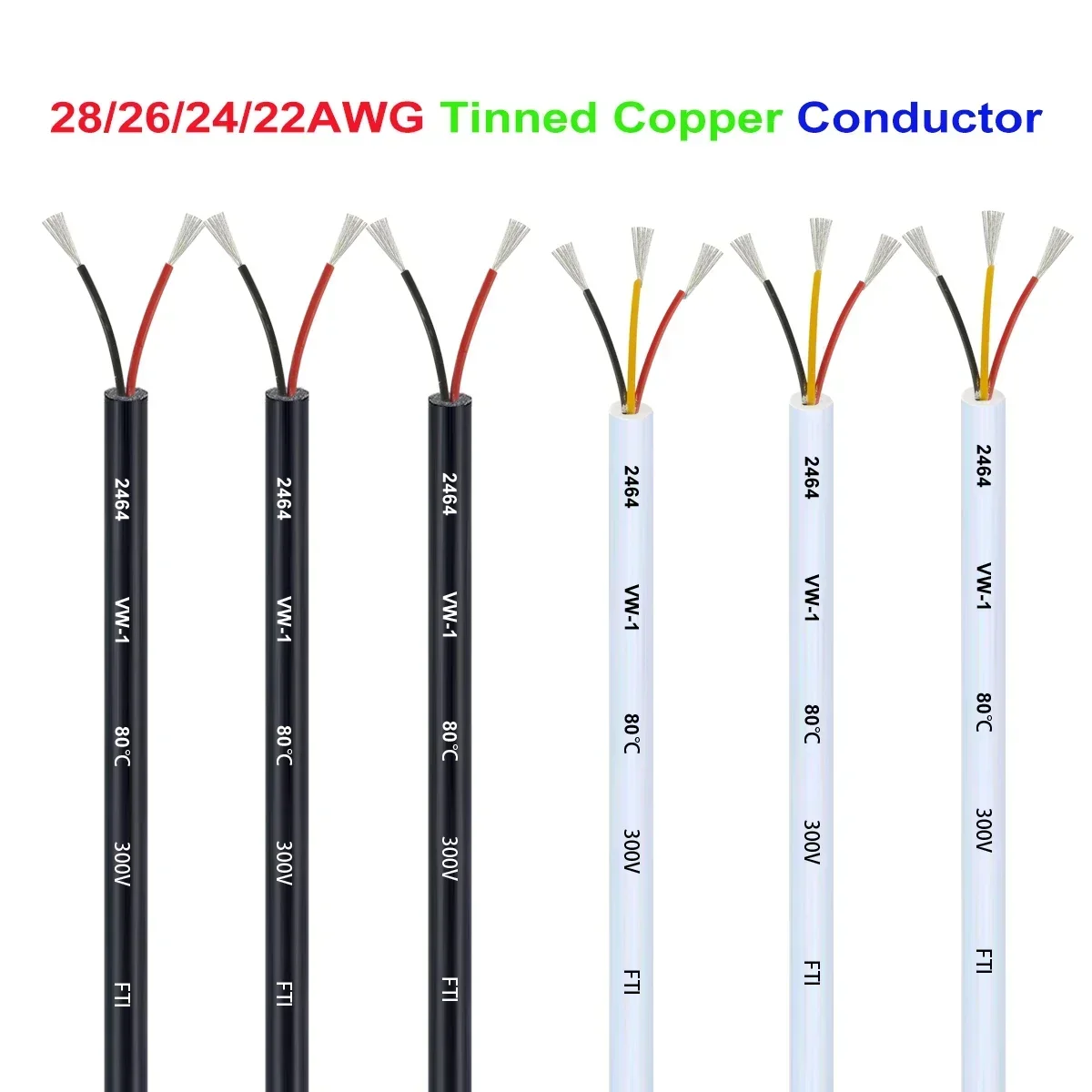 1-100m-LED-Strip-Connector-Cable-Flexible-2-3-Multi-Core-Electronic ...