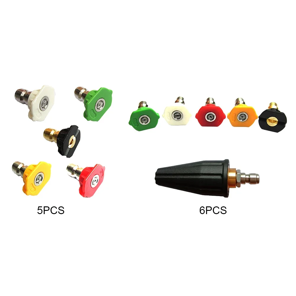 5-6pcs-High-Pressure-Washer-Sprayer-Nozzle-Tips-4000-PSI-Spray-Nozzle ...