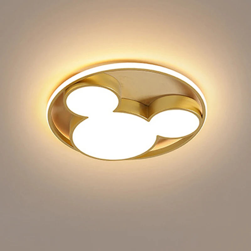 34W-LED-Black-Mickey-Mouse-Cartoon-Ceiling-Light-Children-s-Bedroom ...