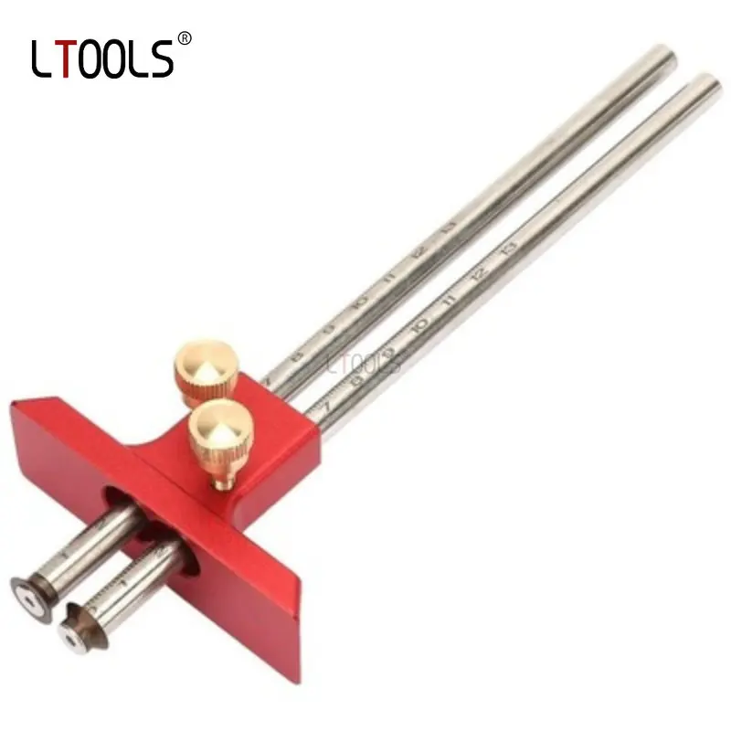 Woodworking Double Head Parallel Marking Ruler Dovetail Marker Gauge ...