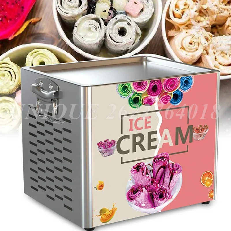 Commercial-Electric-Fried-Yogurt-Pan-Electric-Frying-Ice-Cream-Machine ...