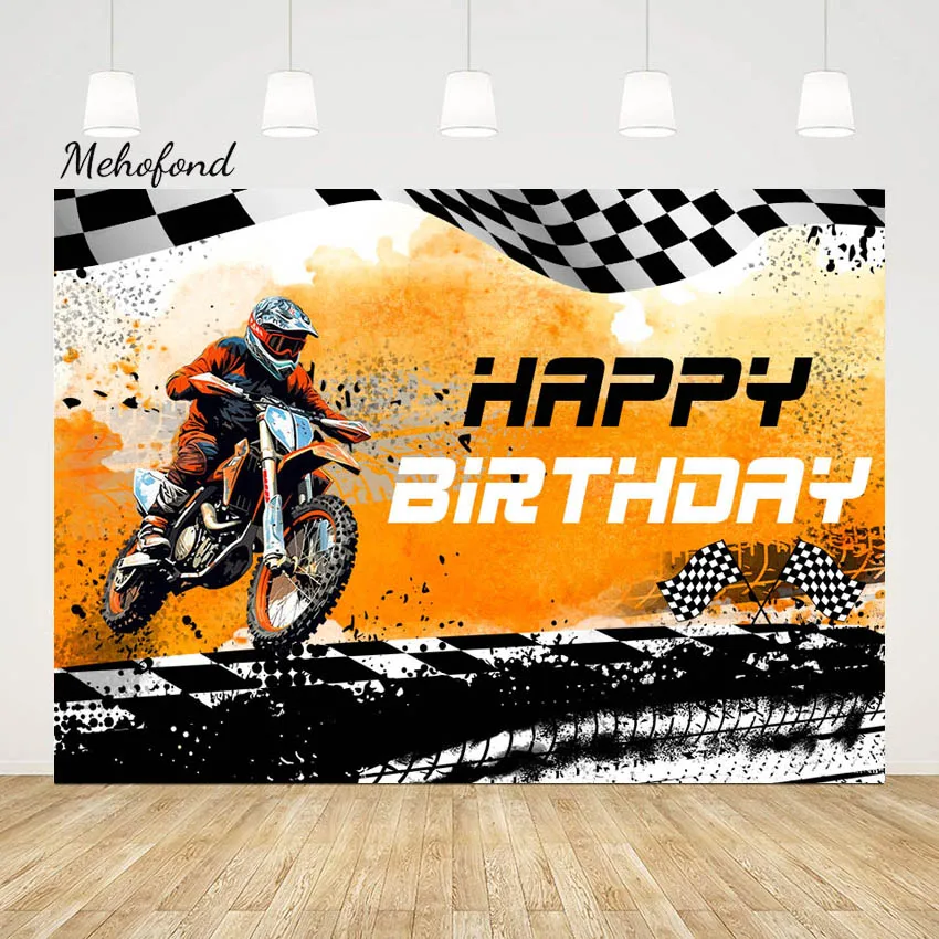 Mehofond Motocross Racing Backdrop Motorcycle Dirt Bike Photography ...