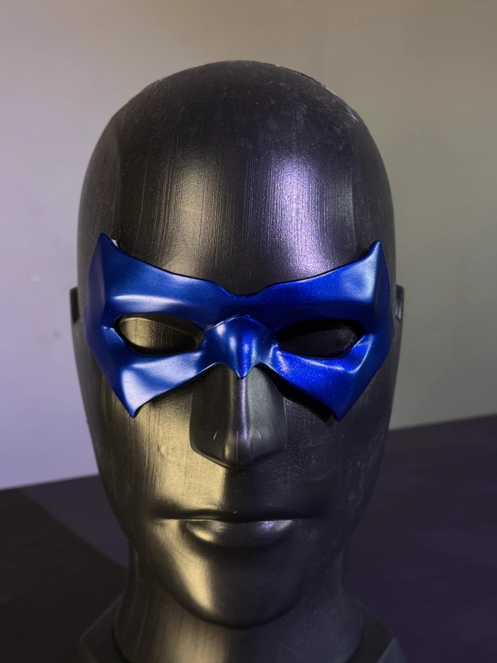 New Nightwing Cosplay Prop Eye Patch Soft PVC Mask Blue Black Color For ...