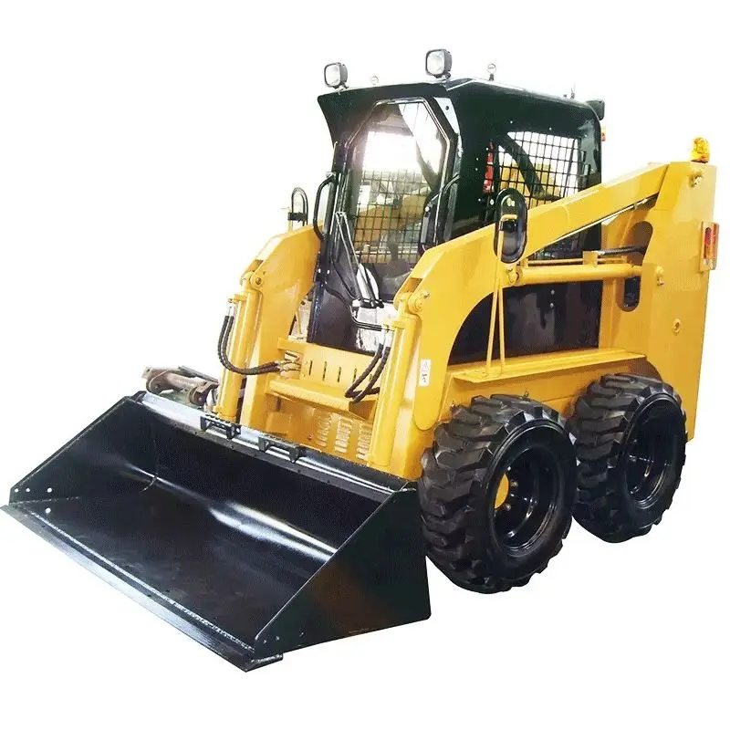 Yellow Bobcat Machine Logo