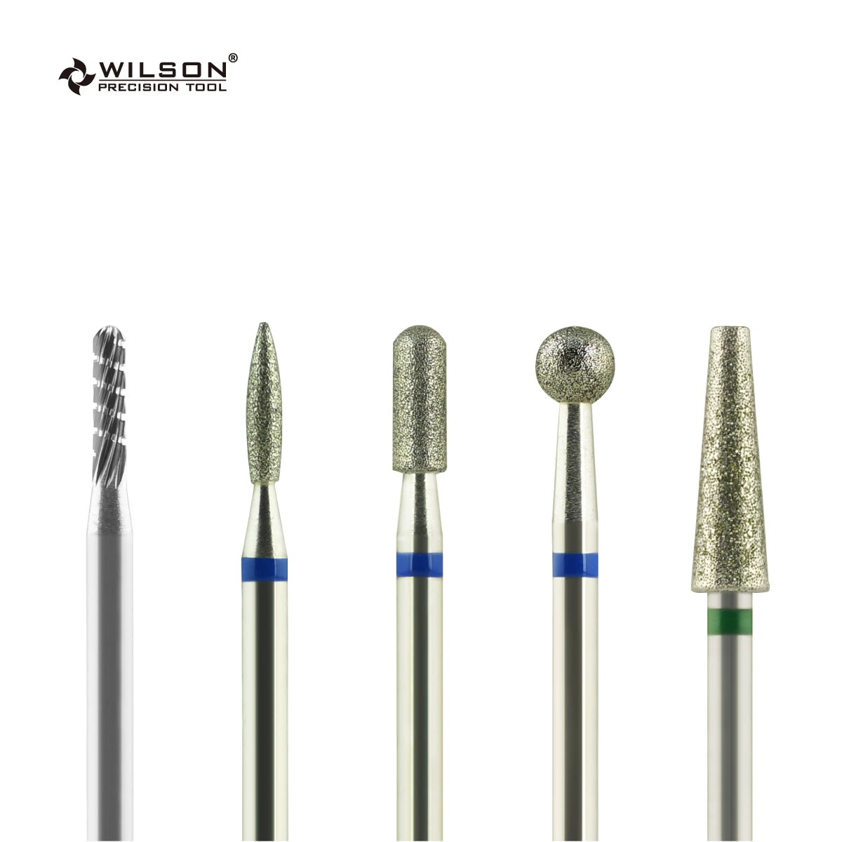 WILSON-A000056-Cuticle-Bit-Kits-5PCS-Nail-drill-bits-carbide-Manicure ...