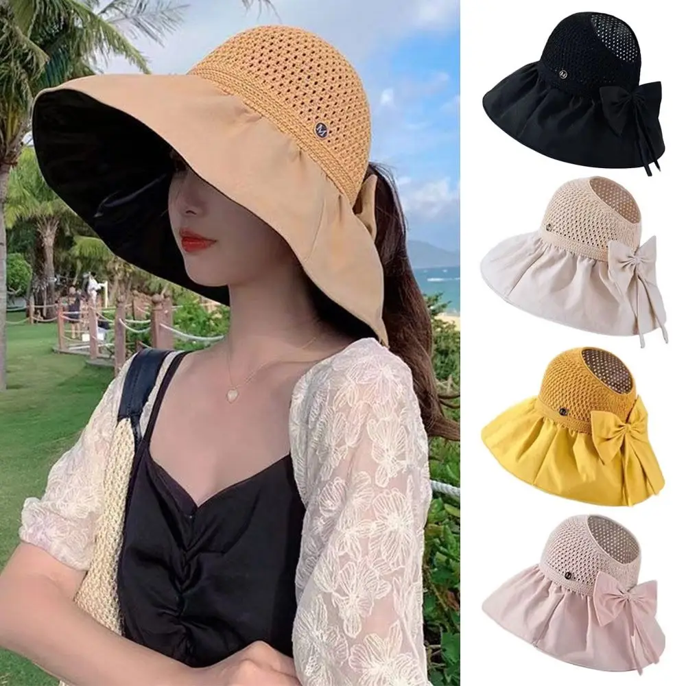 Sombrero de cubo con protección UV para mujer, gorra de Sol de ala ...