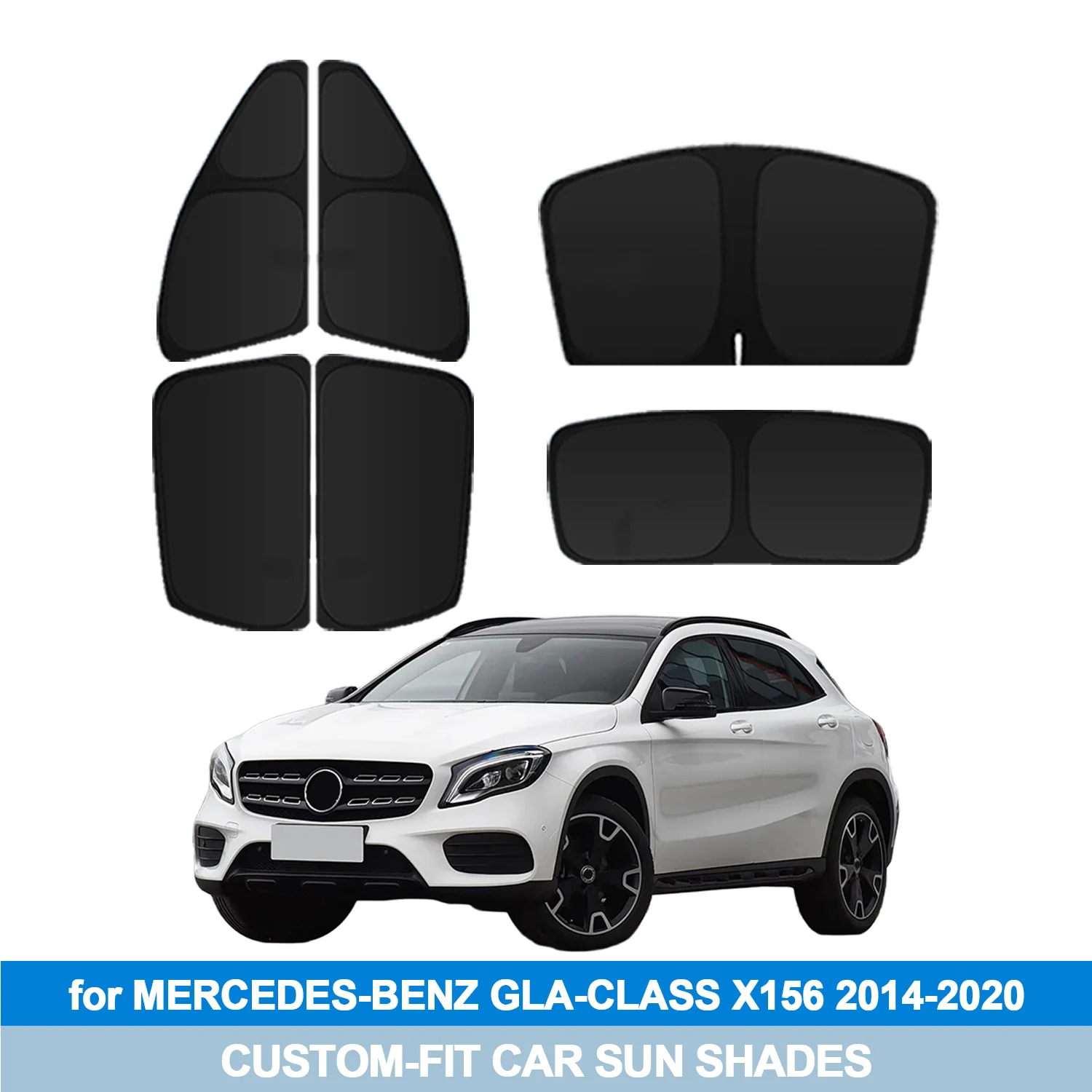 For MERCEDES-BENZ GLA-CLASS X156 2014-2020 Windshield Sun Shade Side ...