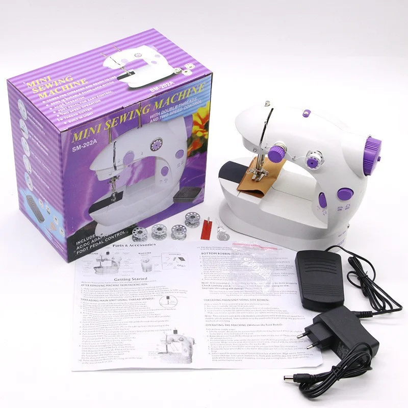 Household-Mini-Sewing-Machines-Portable-Small-Multi-Function-Pedal ...