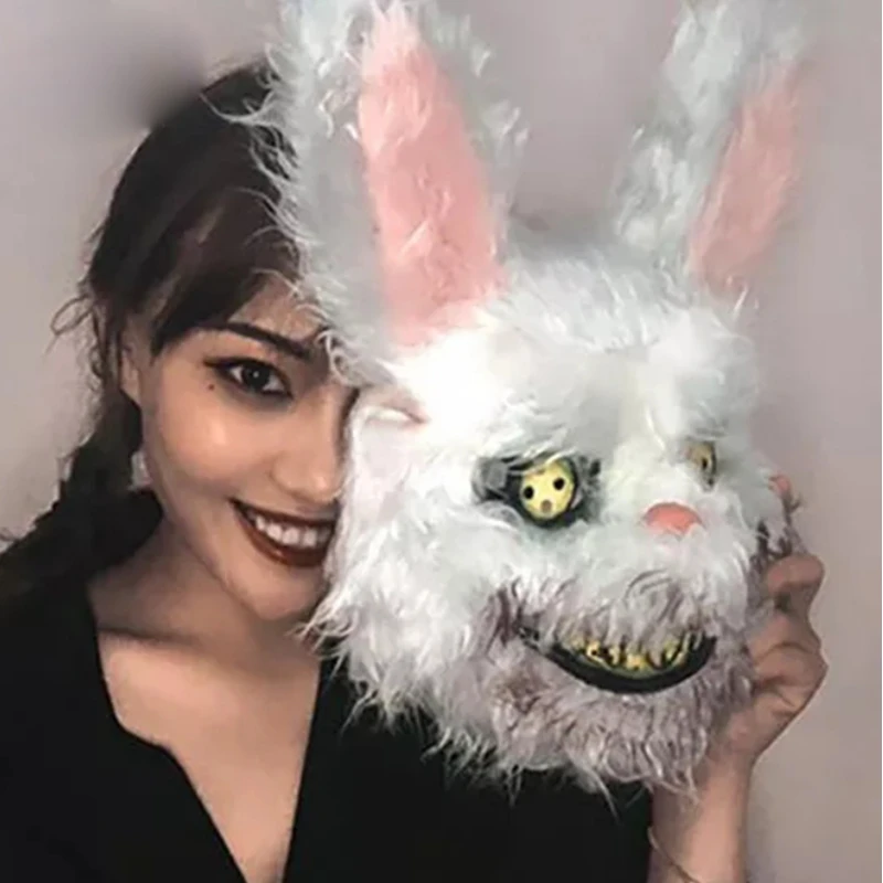 Máscara Horrible de Halloween, oso, conejo, conejito, máscara de cabeza ...