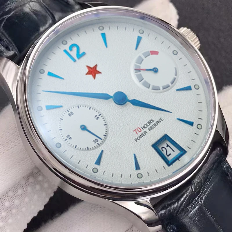 Red-Star-Men-s-Luxury-44mm-Vintage-Military-70-Hours-Power-Reserve ...