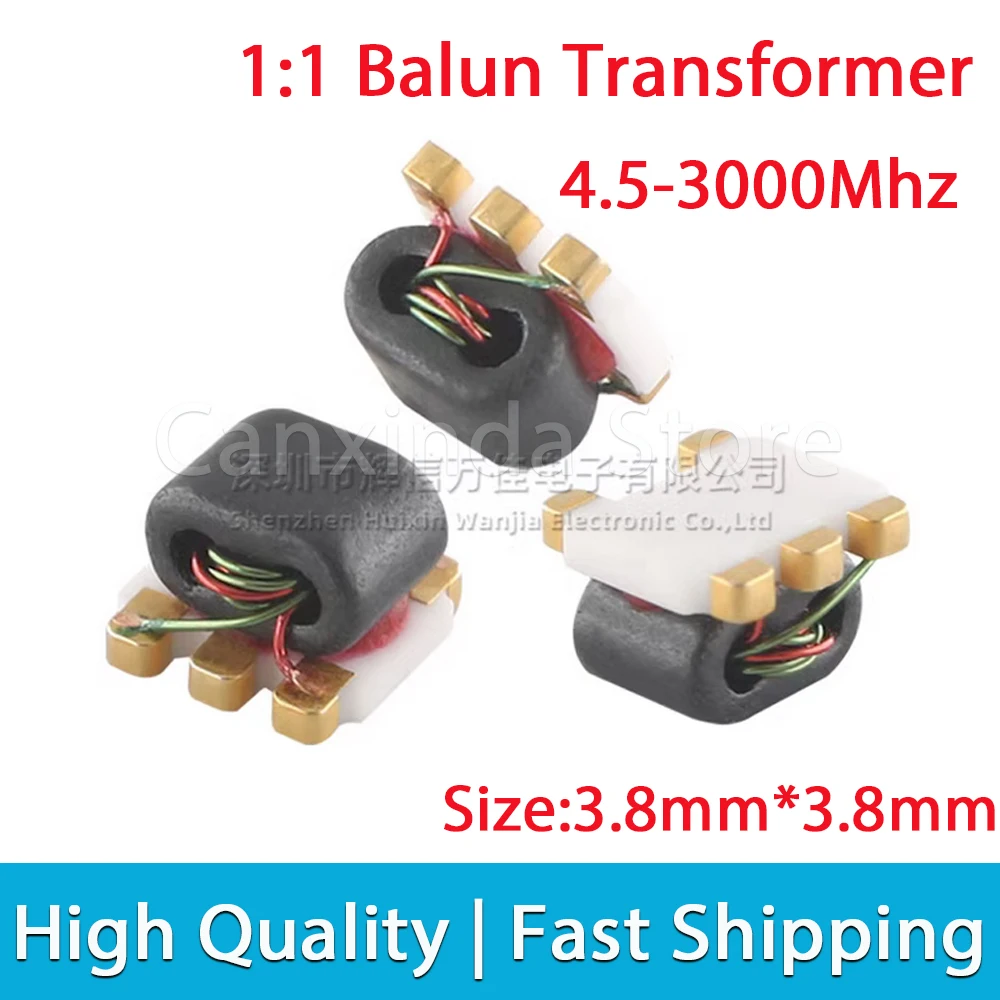 2-5-10pcs-RF-1-1-Transmission-Line-Balun-Transformer-SMD-SMT-Broadband ...