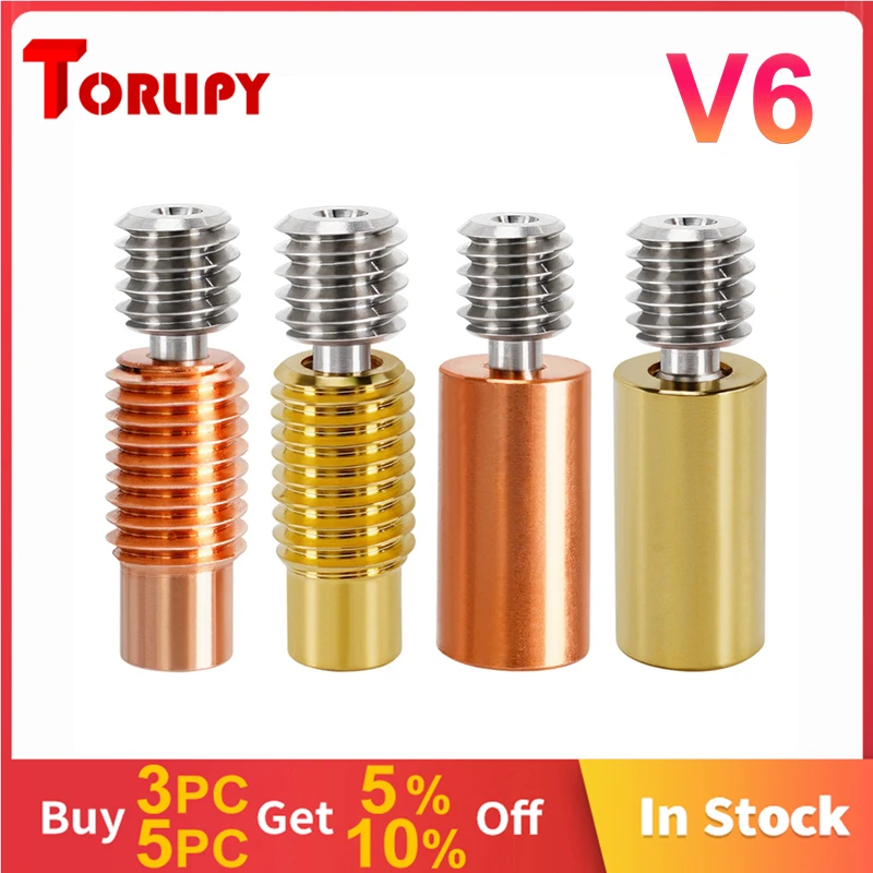 E3D-V6-Heat-Break-Bimetal-Titanium-Alloy-Brass-Red-Copper-Heatbreak-For ...