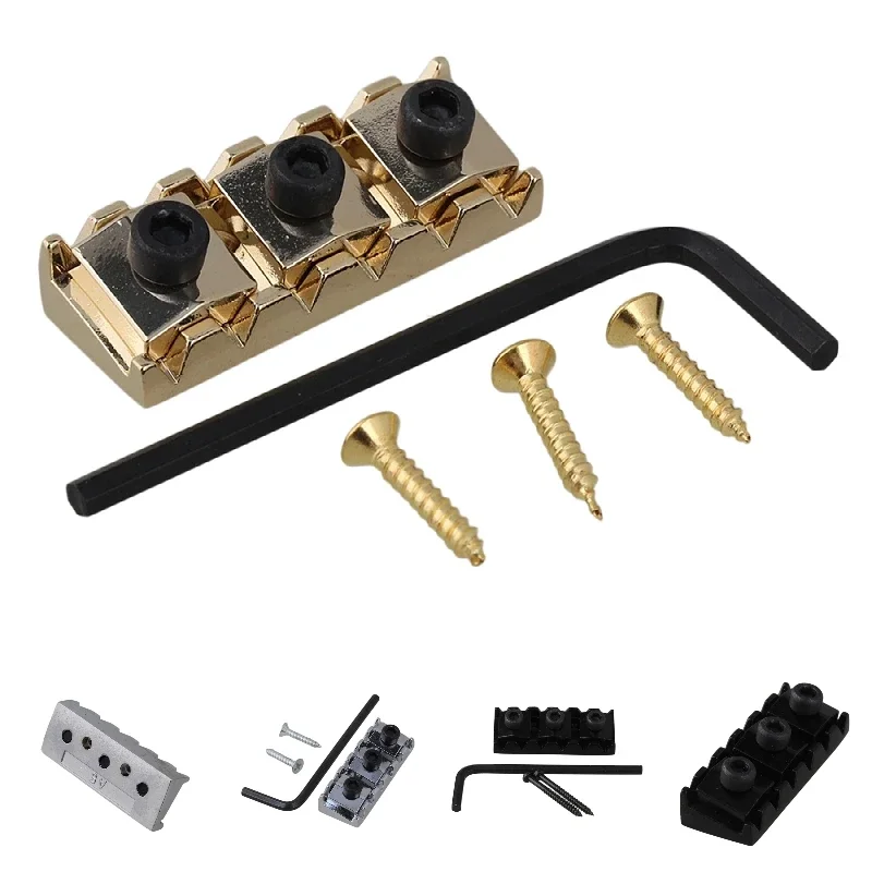 1pcs 42MM Guitar Tremolo Bridge Locking Nut Chrome Guitar Parts ...