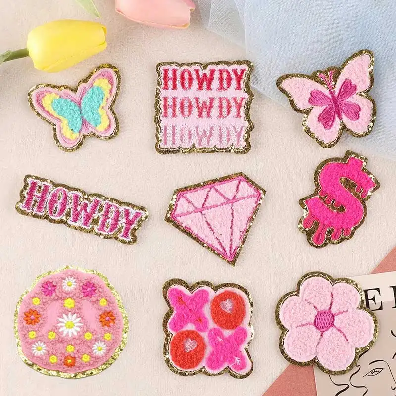 Chenille-Embroidery-Patches-Lantejoula-Flores-Patches-De-Borboleta-Ferro-Em-Patches-Para-Crian ...