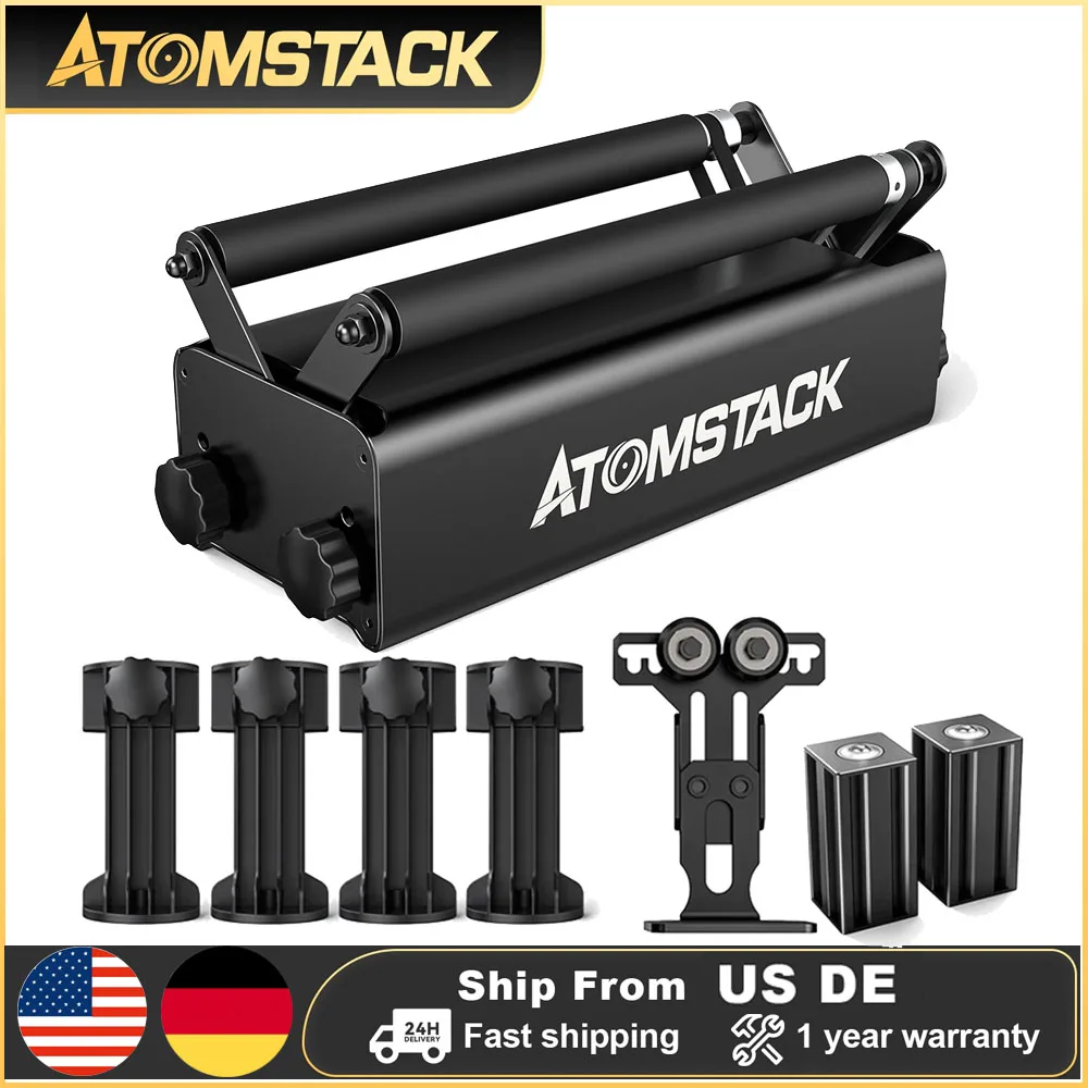 ATOMSTACK-R3-Pro-Roller-with-Separable-Support-Base-Upgraded-360-Rotary ...