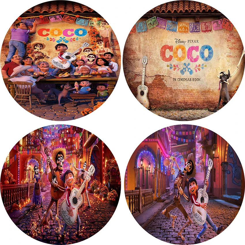 Fondo de círculo de Coco para Fiesta de cumpleaños, cabinas de fondo ...
