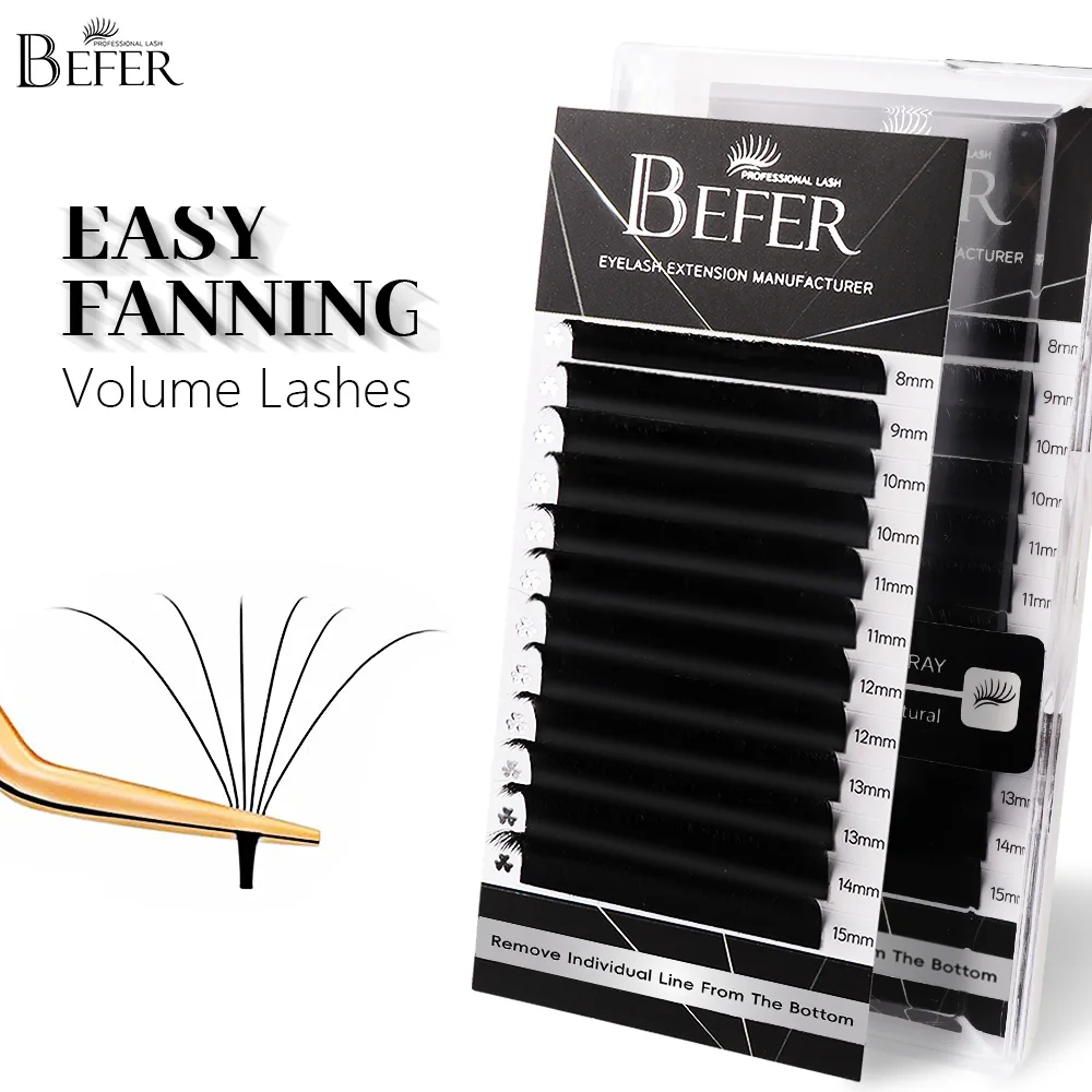 Befer-Easy-Fan-Lashes-Extension-Matte-Black-Soft-Easy-Fanning-Bloom ...
