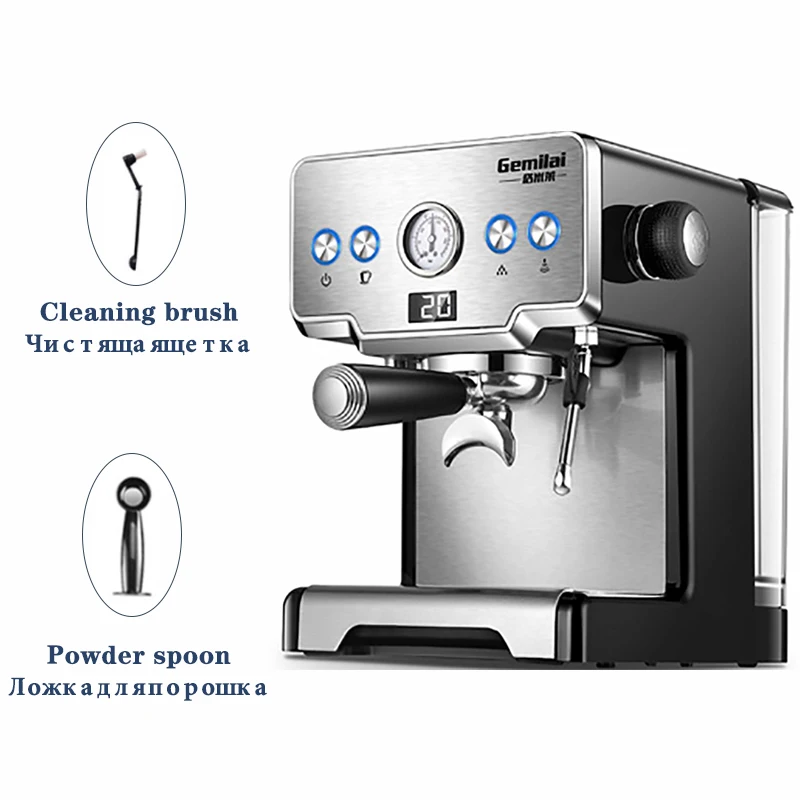 15bar Coffee Machine Concentrated Coffee Semi-automatic Pump Type ...