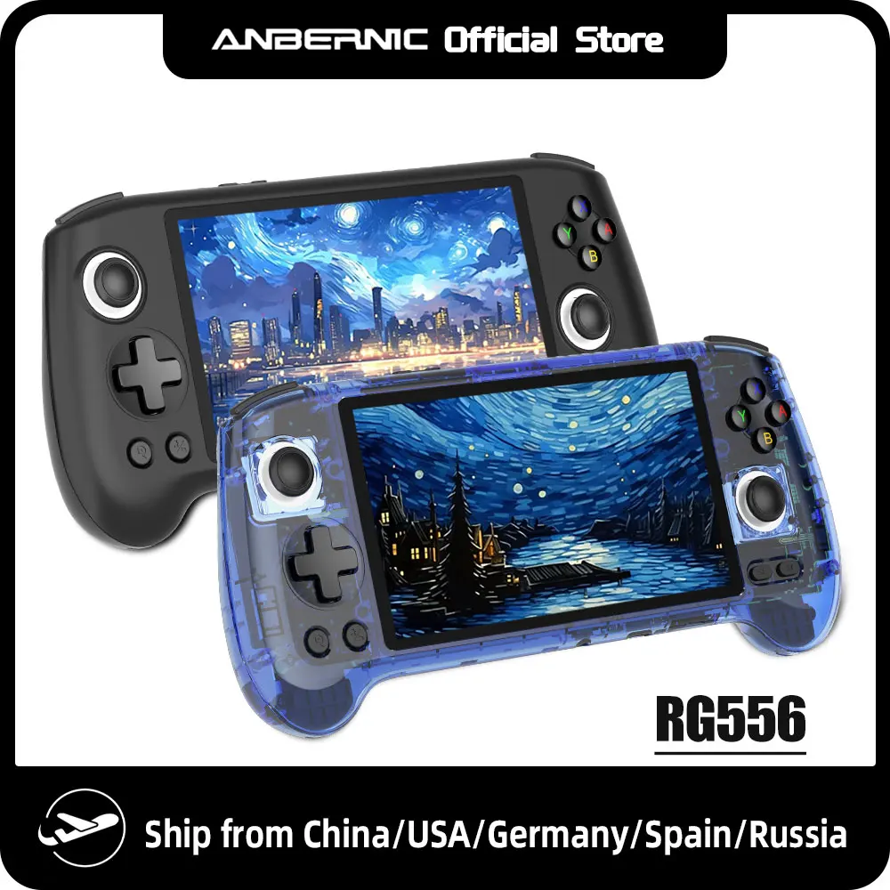 ANBERNIC-RG556-Retro-Handheld-Game-Console-64bit-Android-13-System ...