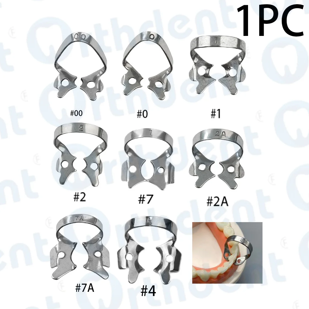 1Pc-Dental-Rubber-Dam-Clamp-Stainless-Steel-Endodontic-Restorative-Dam ...