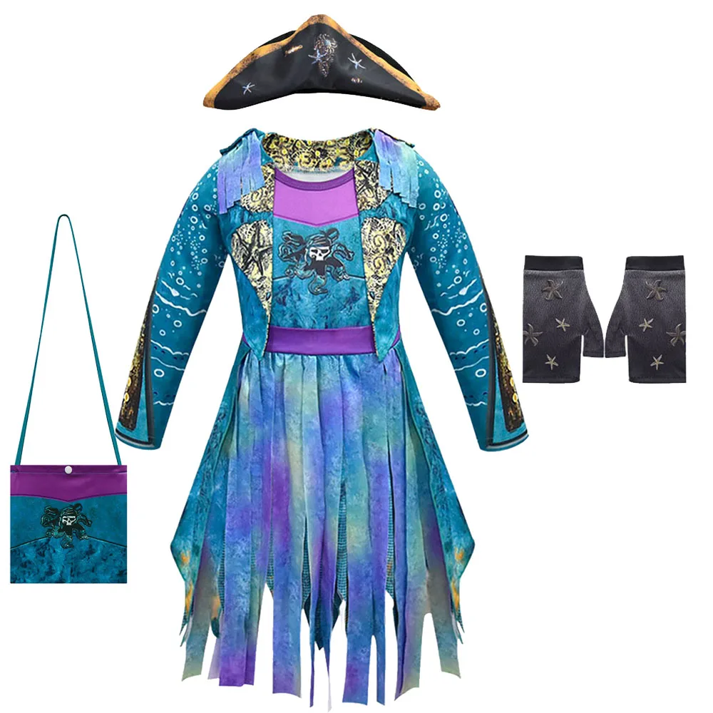Disfraz de Cosplay de la película D-Descendants 3 Mal Evil Pirates Uma ...