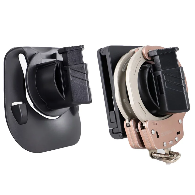 Handcuff-Holster-Police-Shackles-Cover-Quick-Release-Belt-Loop-Clip ...