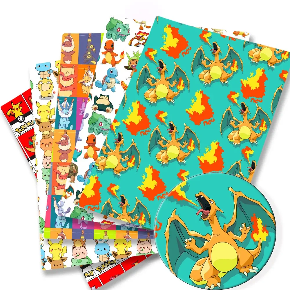 Pokemon Cartoon Fabric140*50cm Handmade Sewing Patchwork Quilting Baby ...