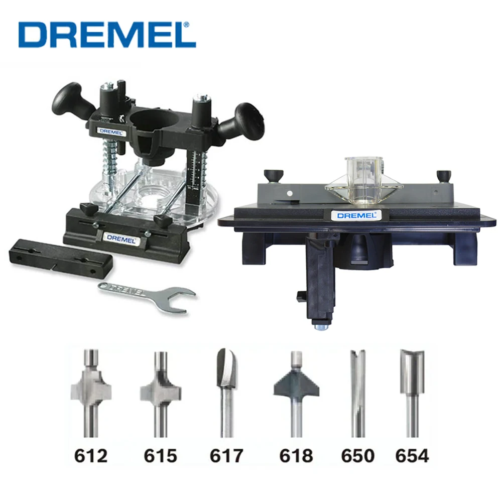 Ferramenta-Dremel-Rotary-Plunge-Router-Aparar-Base-de-Fixa-o-com ...