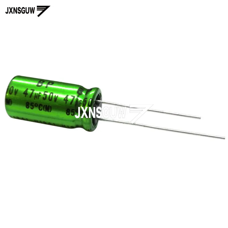 10pcs Nichicon Muse Bp 50v47uf 10x20mm Green Non Polar Audio ...